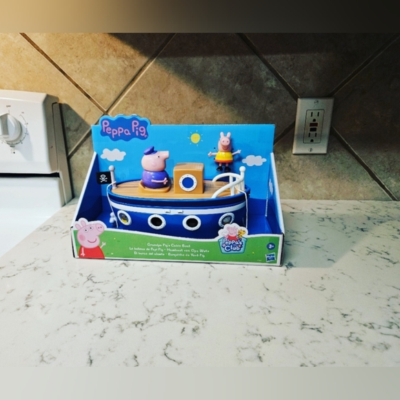Peppa Pig | Toys | Peppa Pig Peppas Adventures Grandpa Pigs Cabin Boat ...